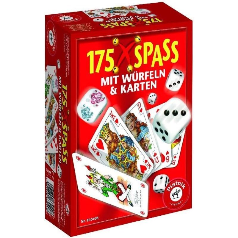 175 x Spaß mit Würfeln und Karten, 12,99